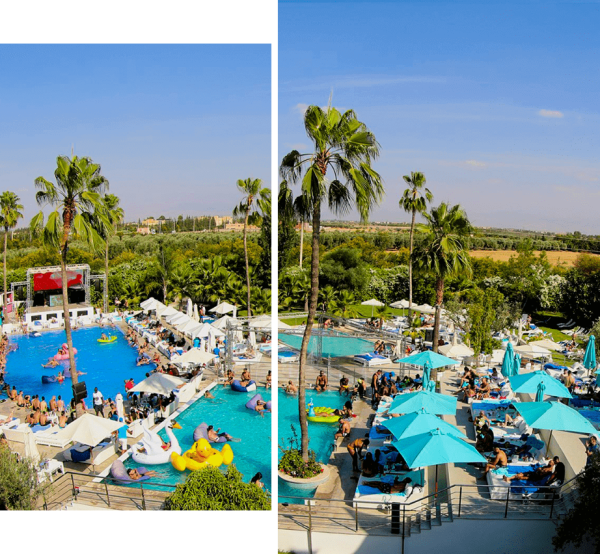 Marrakech pool lounge - Famous Beach Marrakech